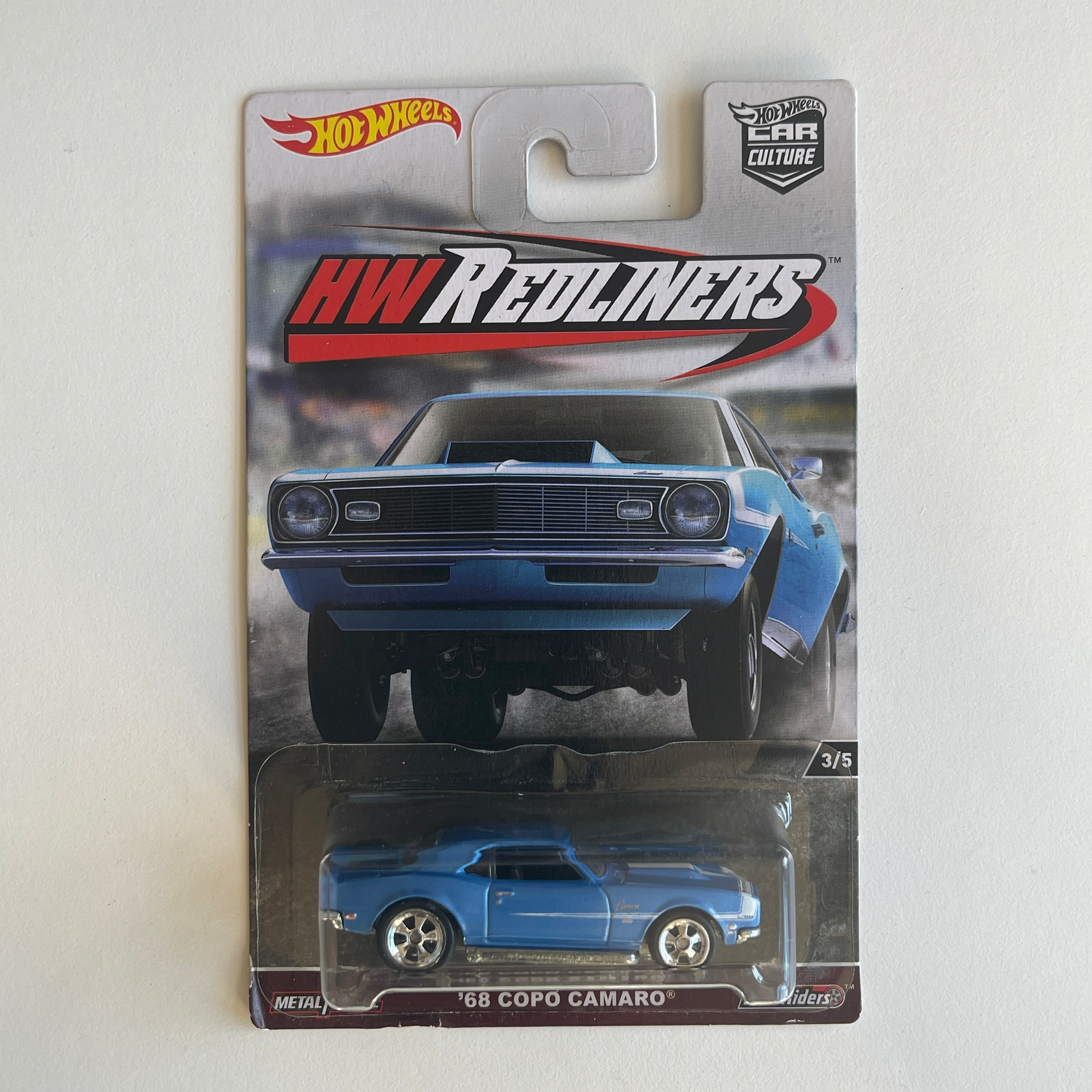Hot Wheels [2017 HW Redliners] '68 Copo Camaro (Damaged) – Hobby Cars
