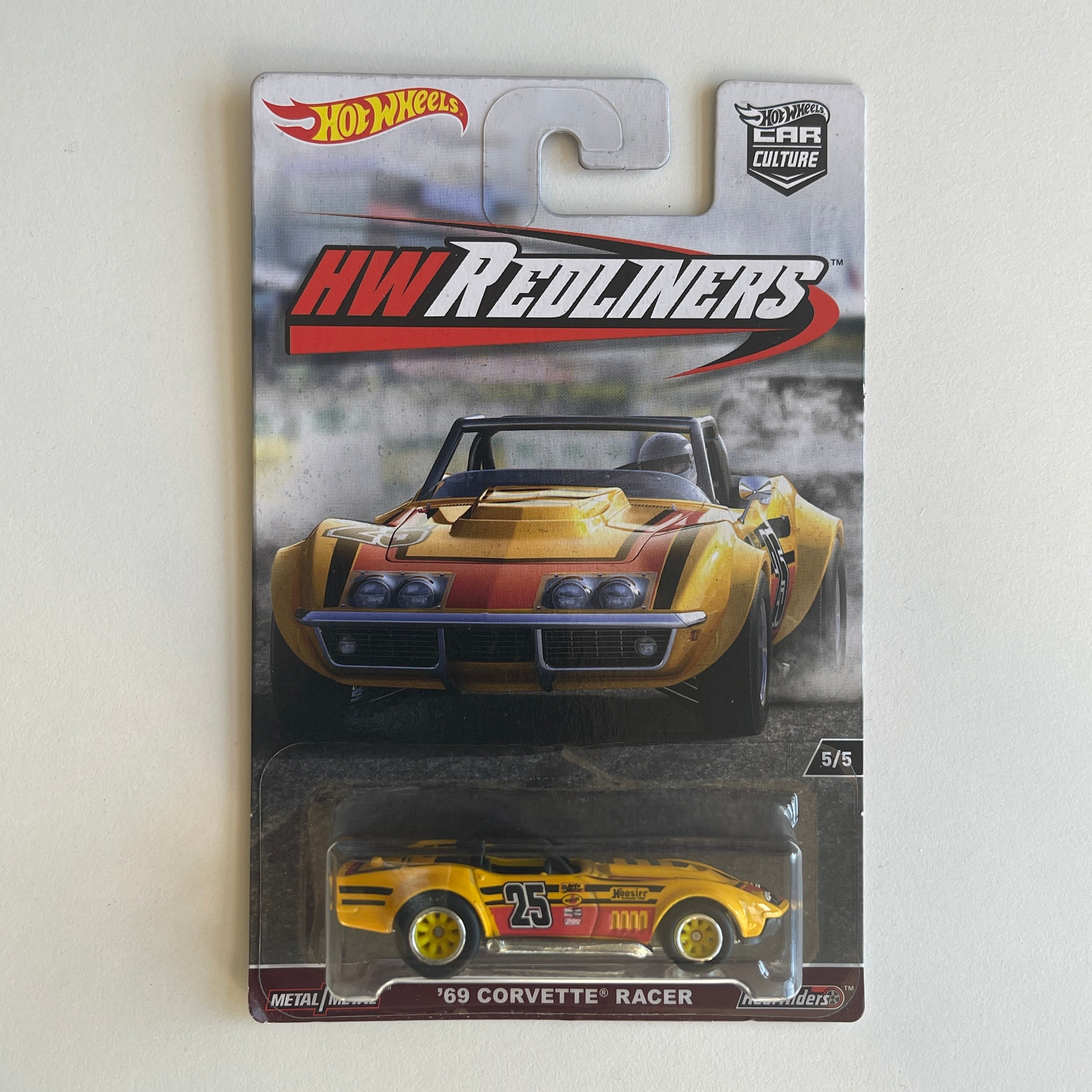 Hot Wheels [2017 HW Redliners] '69 Corvette Racer (Damaged) – Hobby Cars