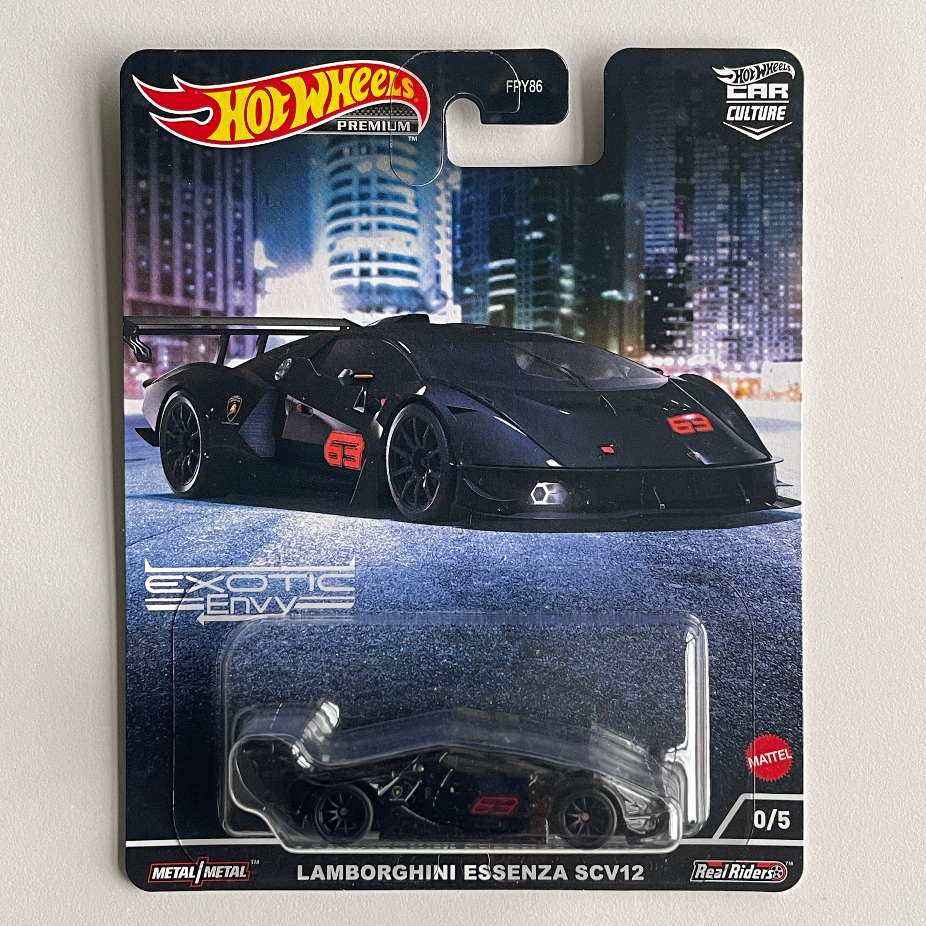 Hot Wheels [2022 Exotic Envy] Lamborghini Essenza SCV12 Chase – Hobby Cars