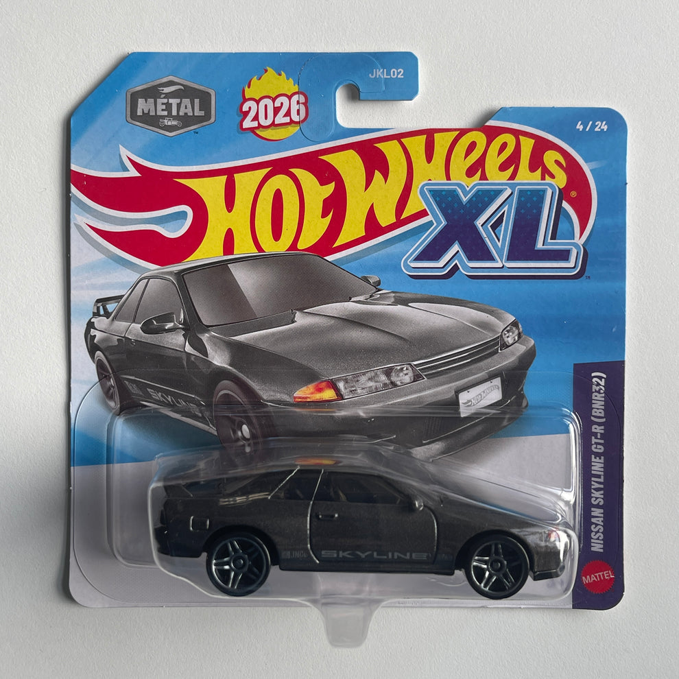 Hot Wheels XL Nissan Skyline GT-R (BNR32) (Grey) – Hobby Cars