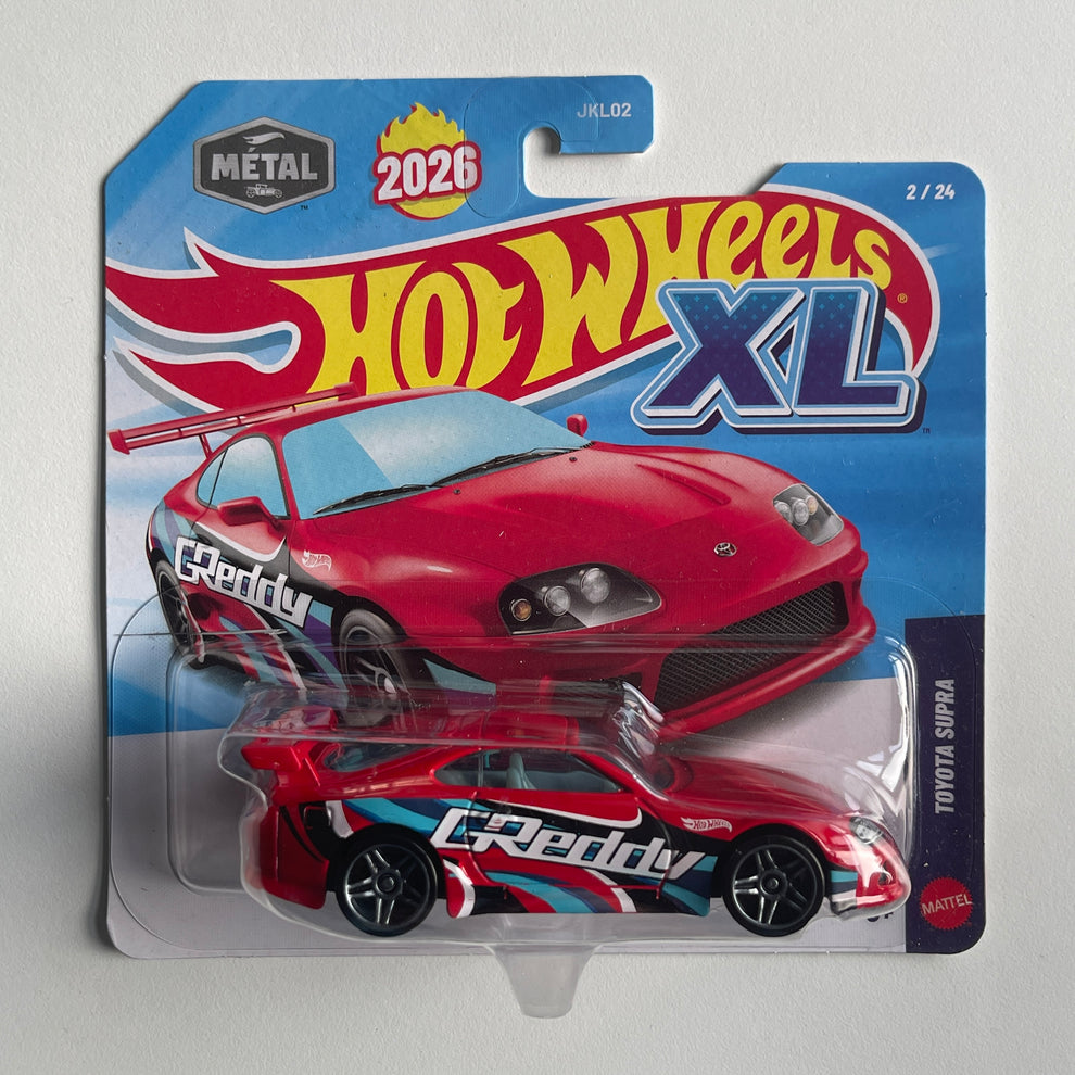 Hot Wheels XL Toyota Supra (Red) – Hobby Cars