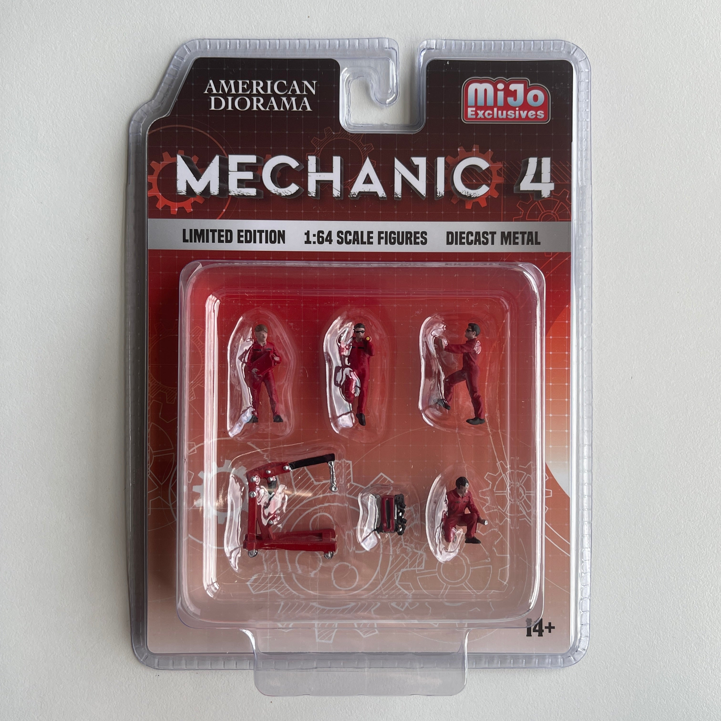 American Diorama [1:64 Figure Set] Mechanic Series 4 – Hobby Cars